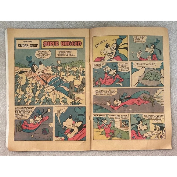 Disney | Other | Vintage Whitman Walt Disneys Super Goof Goofy Comic Book 974 No 3 Intact Fair ...